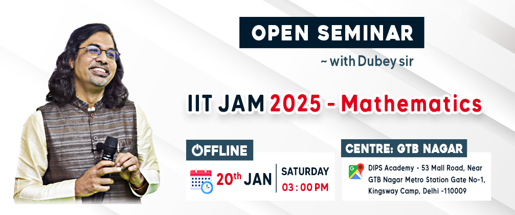 Online Live Classes for IIT JAM Mathematics 2025 | Dips Academy